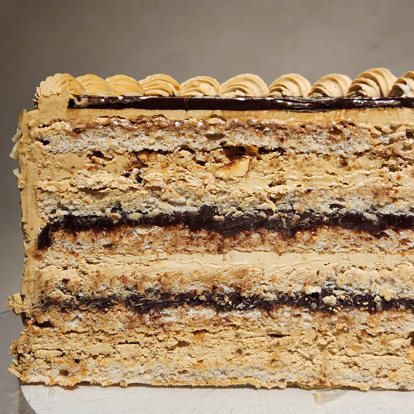 Hazelnut Coffee Torte – Vission Nine